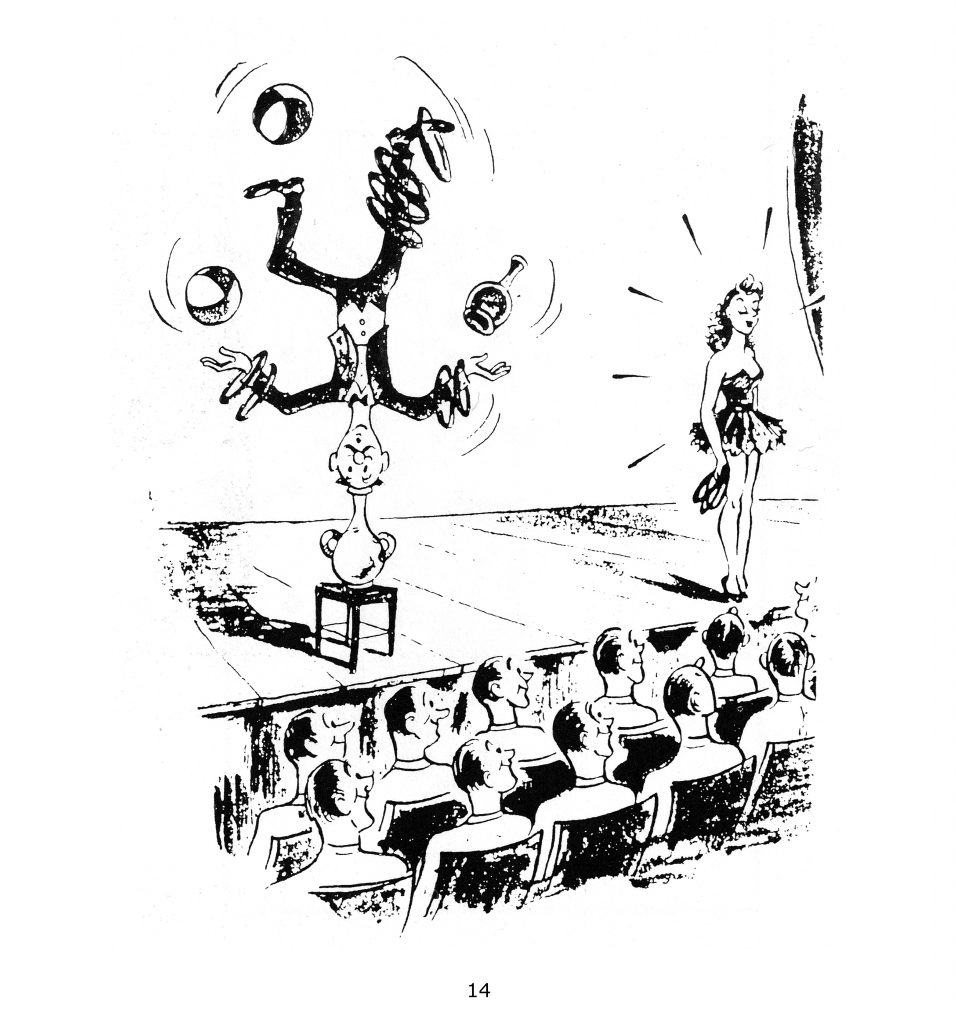 Jongleur/ Juggler Cartoons - [Karl-Heinz Ziethen] - €3,90